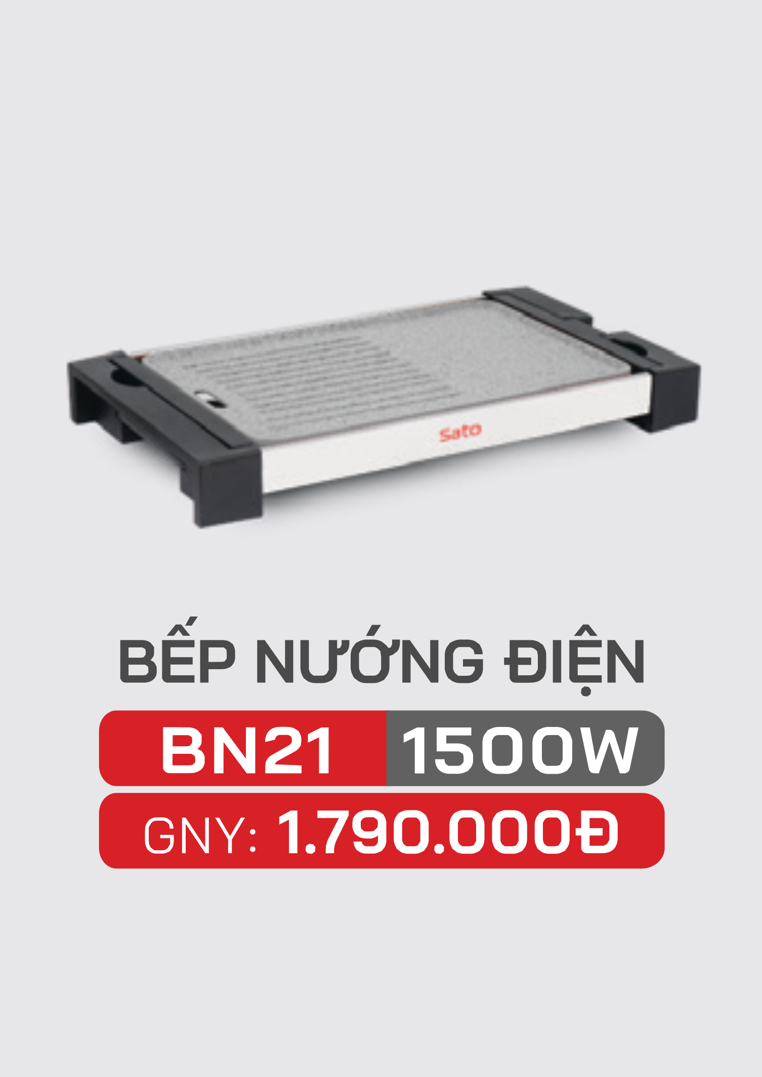 Bếp nướng điện – BN21 – Siêu thị Bách Việt